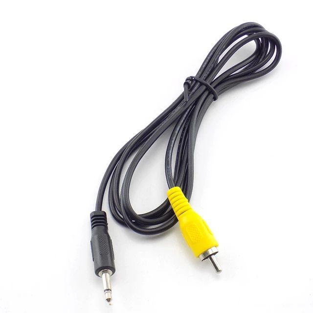 1.5 Meter 3.5 mm 1/8" Mono Plug To Single RCA Male Jack Cable extension ...