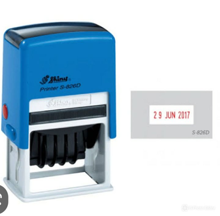 customize changeable date printy stamp with your own details small ...