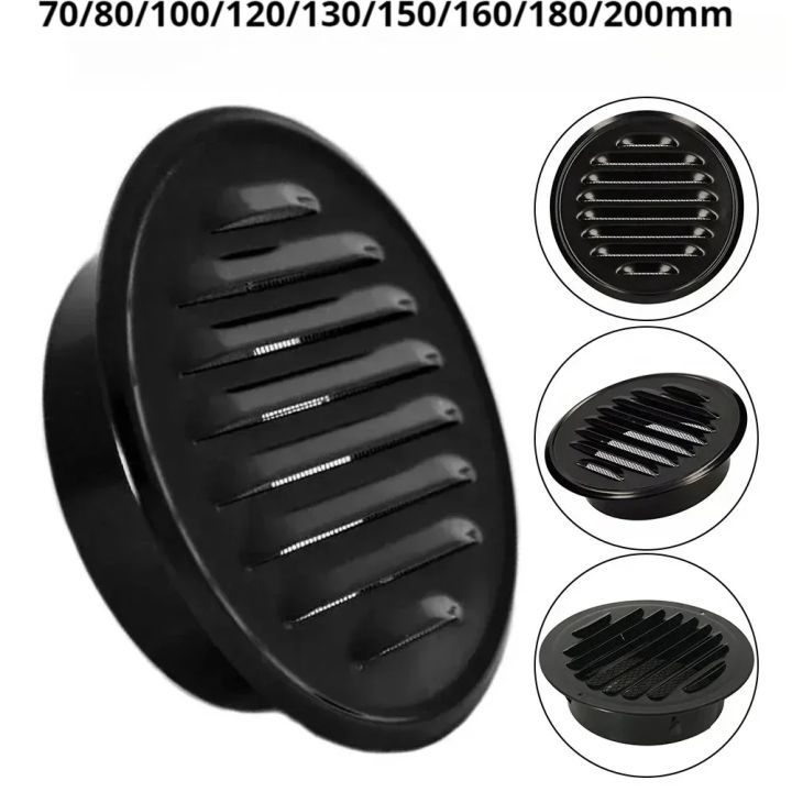 Stainless steel 70-200mm Exterior wall air outlet vent grille round ...