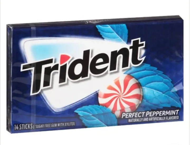 Trident Sugar Free Gum Perfect Peppermint 14s | Daraz.pk