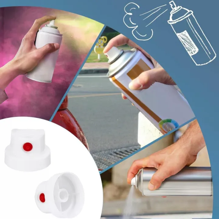 10Pcs Dot Fat Spray Paint Caps Plastic Spray Nozzles White Spray Paint ...