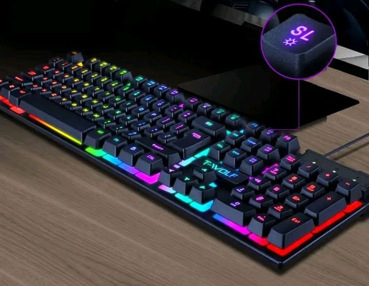 g wolf rgb keyboard | Daraz.lk