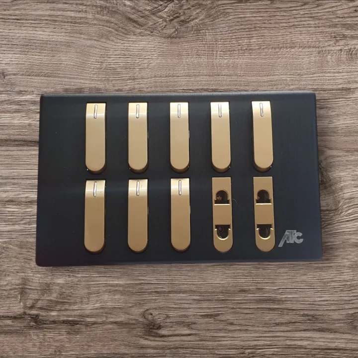ATC Black Premium Switches and Sockets | Daraz.pk