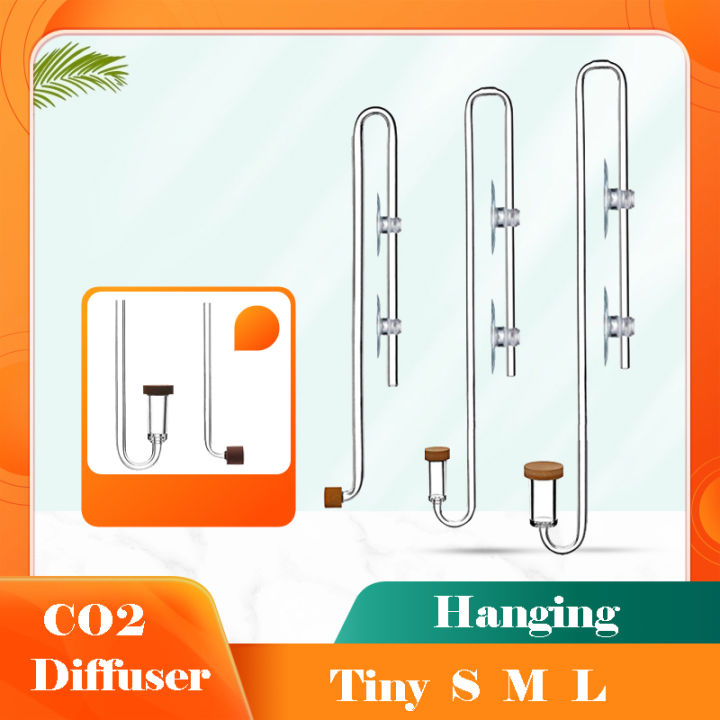 Aquarium CO2 Diffuser Fish Tank Accessories Bubble Counter Mini Fishing ...
