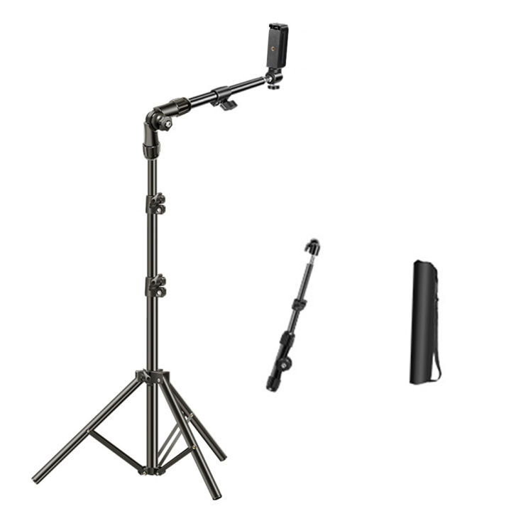 Phone Tripod Adjustable Horizontal Overhead Tripod Horizontal Stand for ...