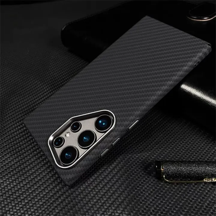 Luxury Carbon Fiber Case For S25 Ultra S24 S23 Plus Shockproof PC ...