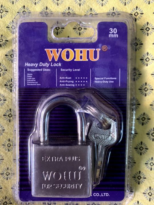 WOHU Heavy Duty lock in (30mm) | Daraz.pk