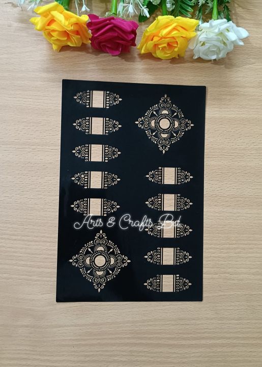 Big Size Henna Mehedi Stickers (Viral Eid Collection) | Daraz.com.bd