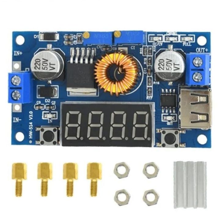 XL4015 75w 5a dc charging module & cc/cv buck module | Daraz.com.bd