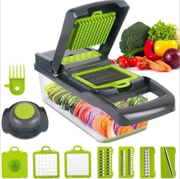 Ever Finn 16 in 1 Multifunctional Vegetable Chopper Slicer Shredder ...