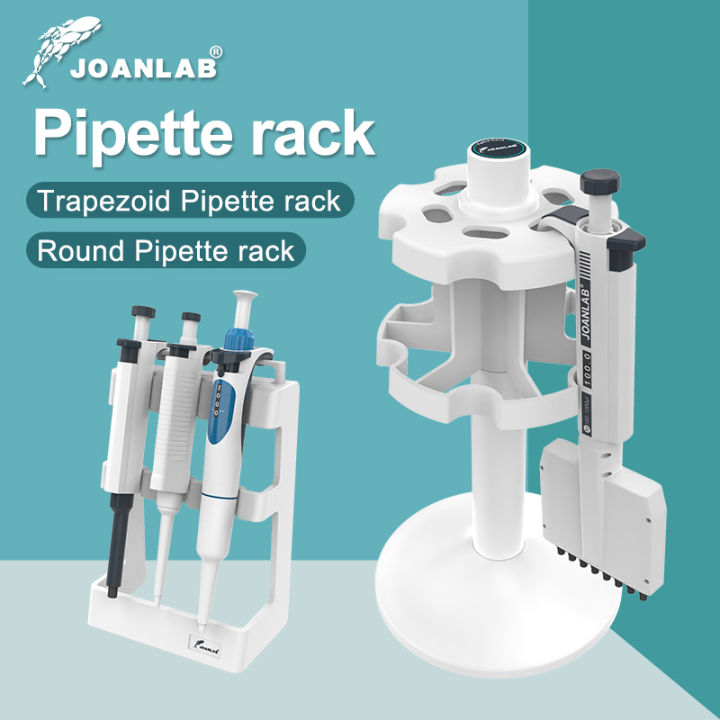 JOANLAB Laboratory Pipette Rack Trapezoid Pipette Stander And Round ...