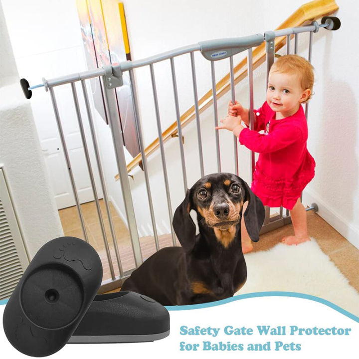 Baby Gate Wall Guard Protector 4pcs Stair Gate Extension Wall Saver ...