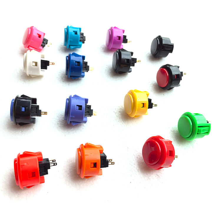 Japan Original SANWA Push Button OBSF 30mm 24mm Coin Neo Geo Board Box ...