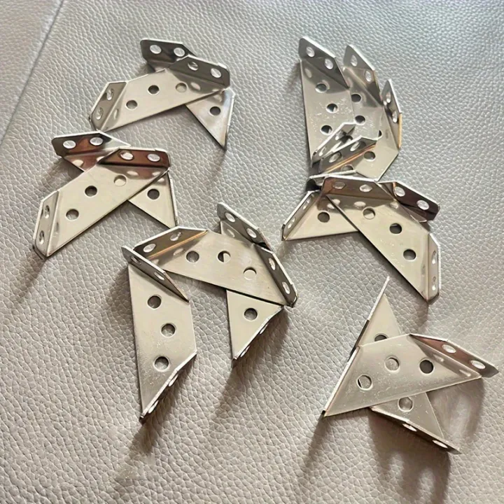 10 PCS Multifunctional Stainless Steel Corner Code with Three Fixed ...