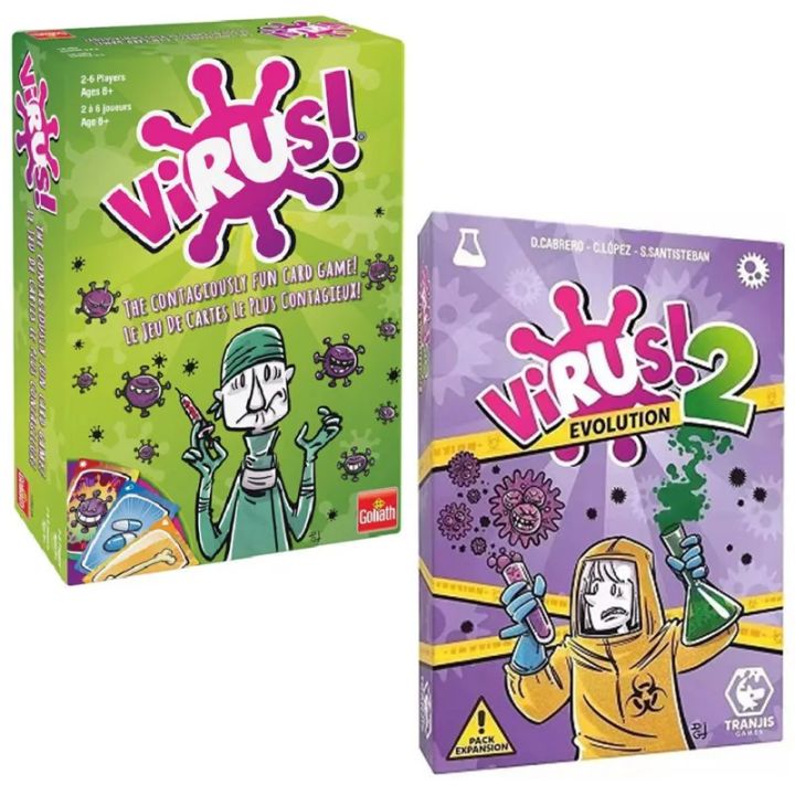 Virus Card Game The Contagiously Virus 2 Card Correct Version Party ...
