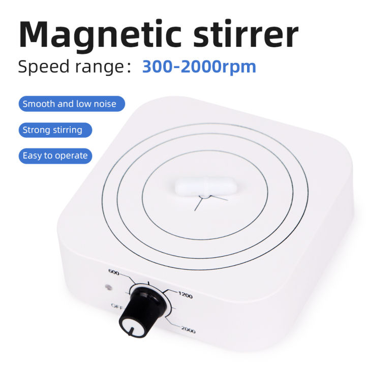 Mini Magnetic Stirrer 1000ml Mini Stir Plate Magnetic Mixer 300-2000rpm ...