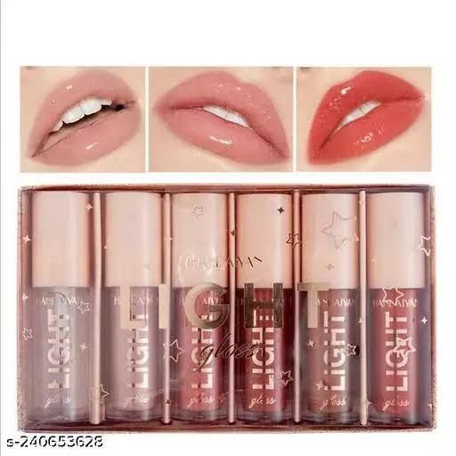 HANDAIYAN 6 Colors Light Lip Gloss Set Box Set-B | Daraz.com.bd