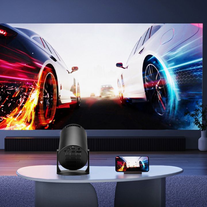 Portable Projector with Wireless Fidelity 1080P 270 Degree Adjustable ...