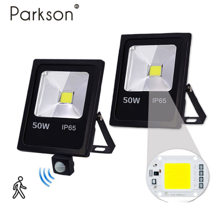 220V Led Floodlight 10W 30W 50W Reflector Flood Light Waterproof Ip65 Garden Spotlight Pir ...