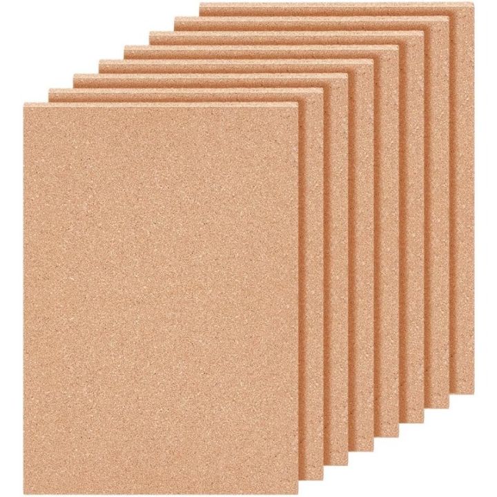 1 Set Cork Sheet Rectangular Board Coaster Cork Sheet for Bulletin ...