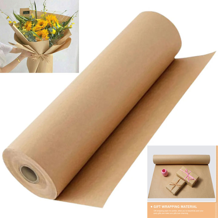 # 1 Roll 30cm x 1/2/3m of Kraft Paper Roll for Gift Wrapping Moving ...
