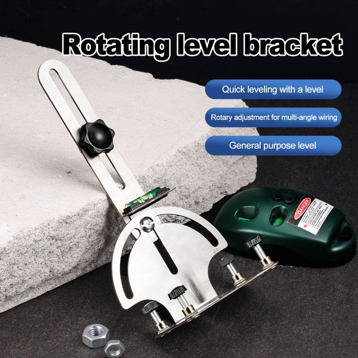 360 Degree Rotating Lasers Level Holder With Fluorescent Night Bubble ...