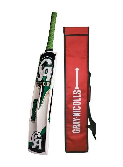 CA Gold Smash 10000 Bat and Gray Nicolls Bat Cover (100℅ Return ...