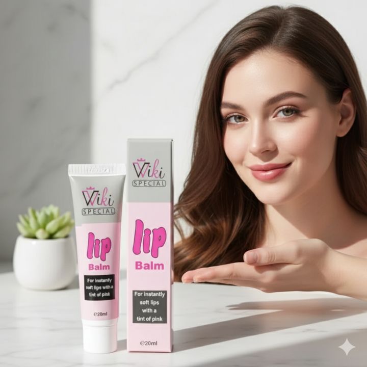 Wiki Special Pink Color Lip Balm 20ml Moisturizing Natural Tint Smooth ...