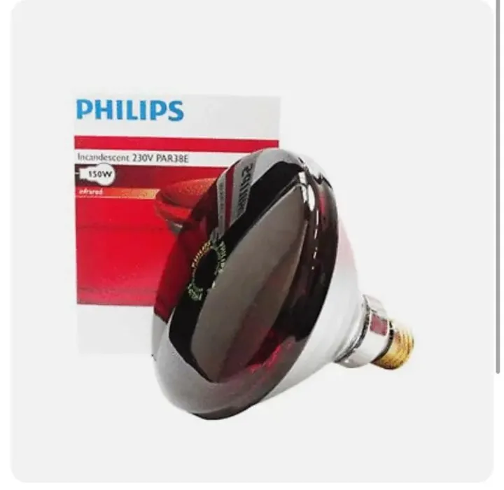 Philips Infrared Incandescent Bulb – 150 Watts Near Infrared Light Red ...