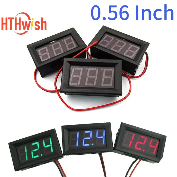 2 / 3 Wires 0.56 Inch Mini Red Green Blue LED Display Panel Voltage ...