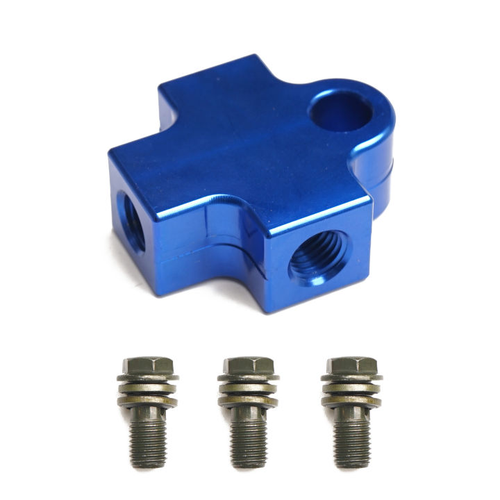 Motorcycle ATV Brake Hose Connector Adapter 3 Way Motorcycle Hydraulic ...