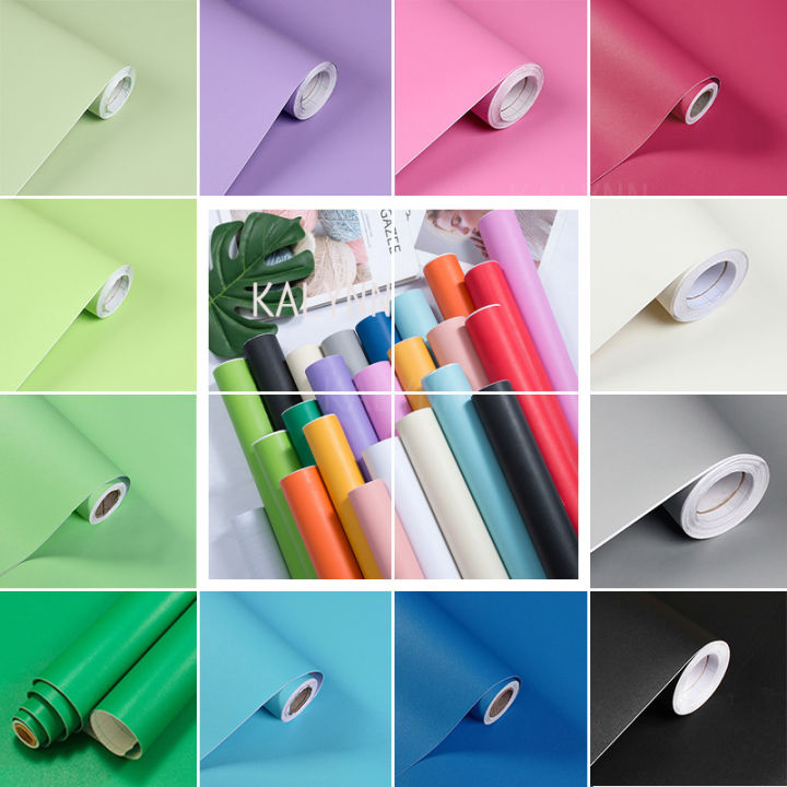2023 Width Peel and Stick Wallpaper Solid Color Contact Paper Self ...