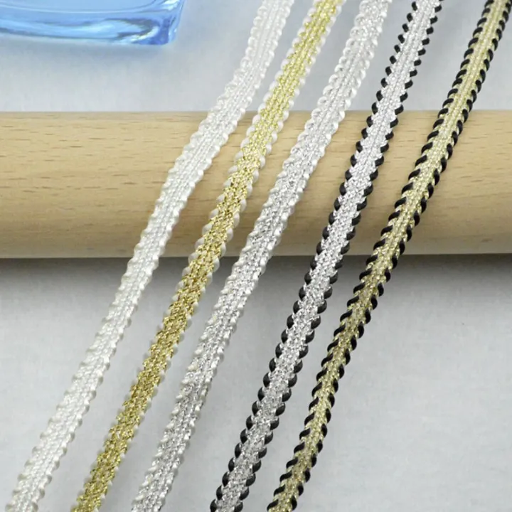 5m/16.4ft Each Pack 5mm Wide Curtain Centipede Lace Curved Wave Trim ...