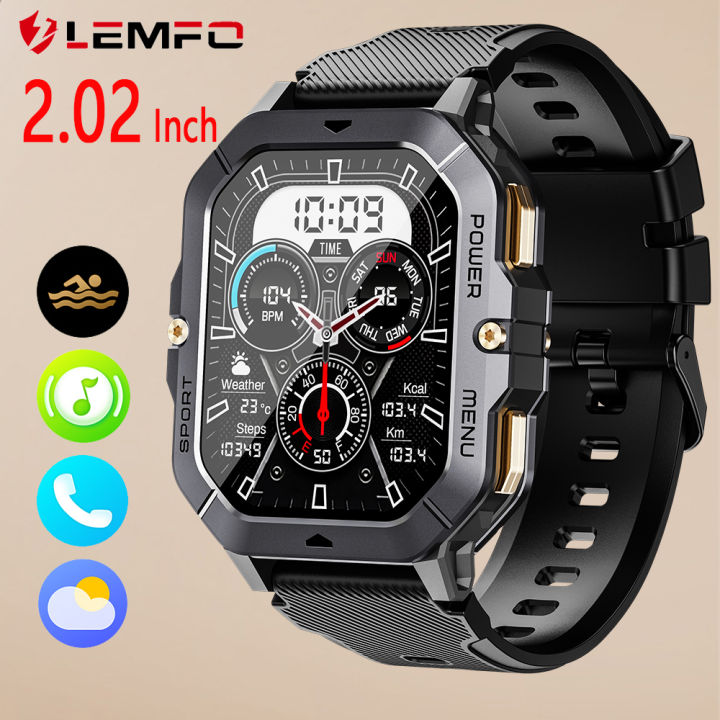 LEMFO New C28 Smart Watch Men 100+ Sports Modes Bluetooth Call ...