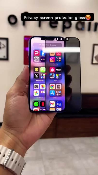 Apple IPhone 15 Pro Max 360° _ 4 Way Privacy Glass Protector , ESD ...
