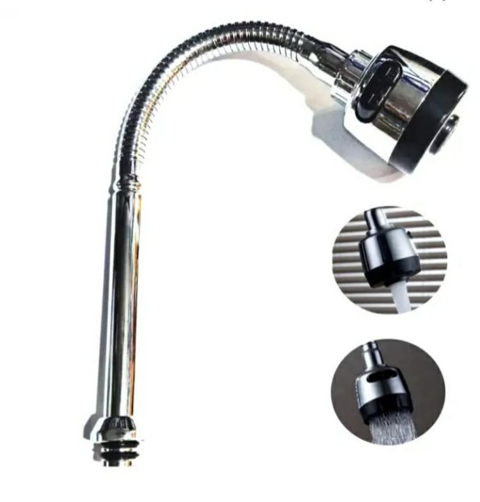 Turbo Flex 360 Flexible Faucet Sprayer Tap Mover Instant Hands Free ...