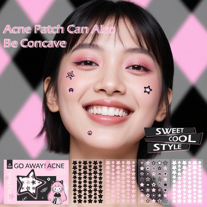 220pcs Star Acne Patches Sweet Pimple Removal Stickers Fashionable Girl ...