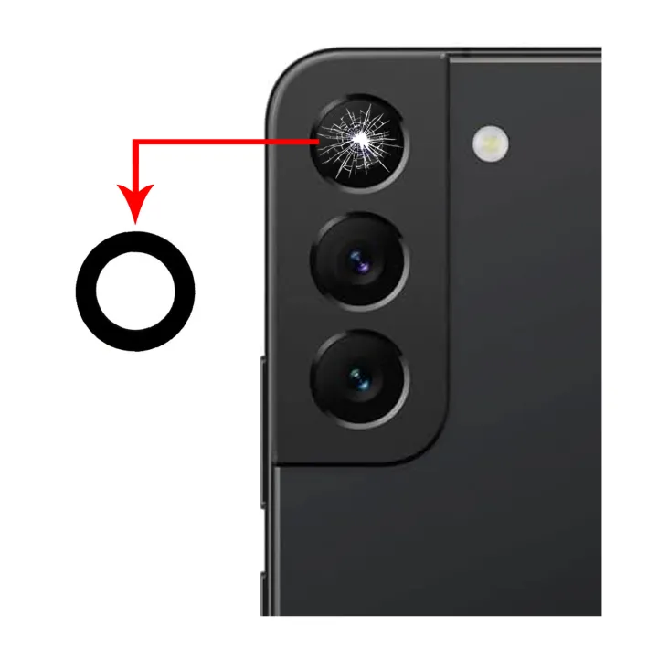 High Grade Rear Camera Glass For Samsung Galaxy S22 5G - Back Lens ...