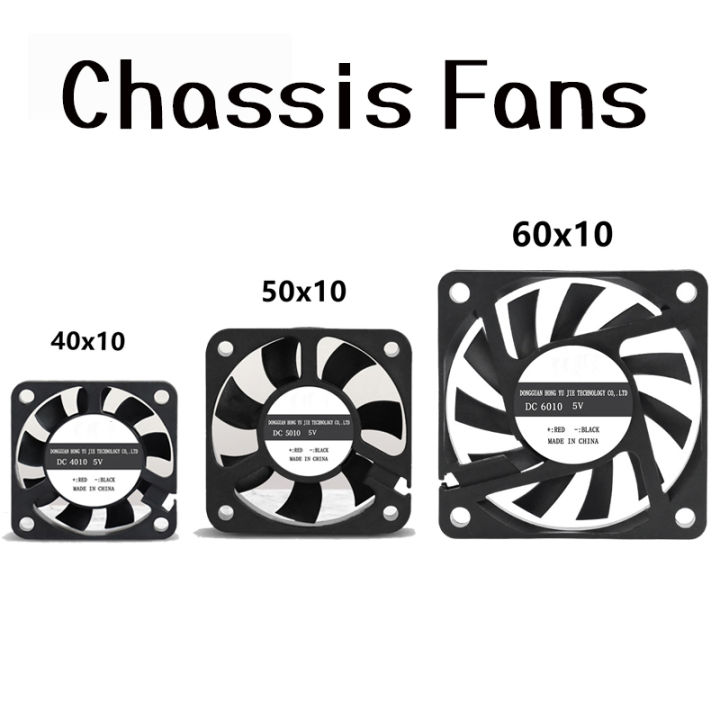 40mm Fan 24V 40mm X 40mm X 10mm Brushless PC Cooling Fan – 2-Pin, 7500 ...