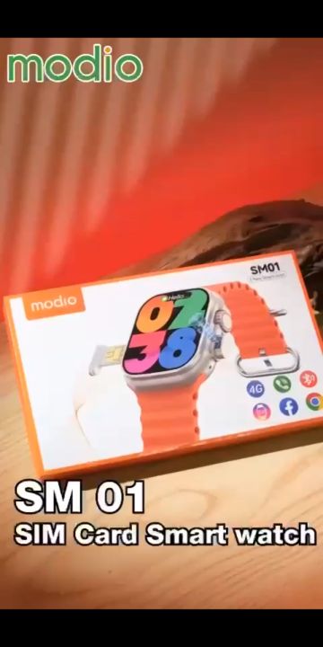 modio sm01 Sim Insert Smart Watch With Camera 3 Colours Of Straps Free ...