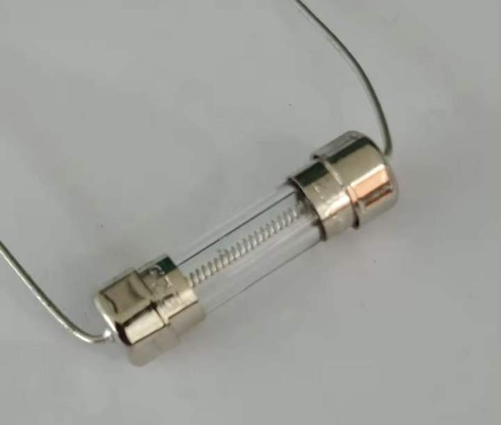 (Pack of 10 pieces) fuse 2.5A 250V, 20mm glass tube, slow-broken large ...