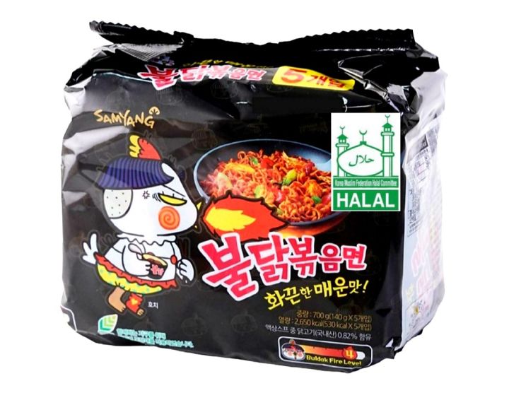 Korean Buldak Ramen (𝟭𝟰𝟬 𝗴 × 𝟱 𝗽𝗮𝗰𝗸𝗲𝘁𝘀 ) | Daraz.lk