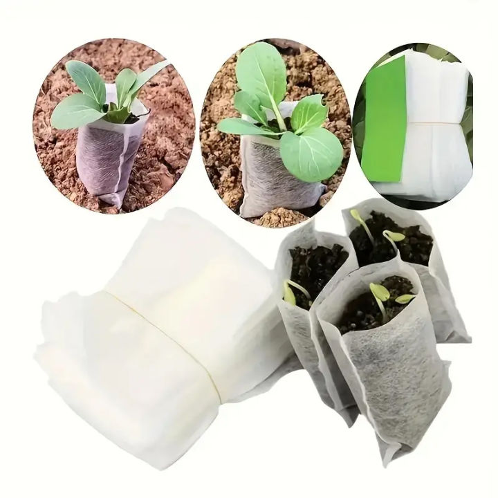Degradable non-woven seedling bags, nutrient bags, tree planting bags ...