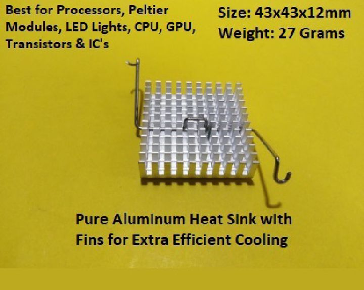 High Quality Pure Aluminum Heat Sink Cooler Cooling fin - Heatsink for ...