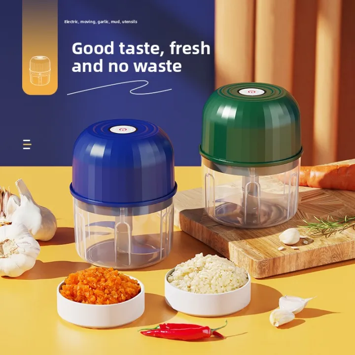 1 electric meat grinder, rechargeable onion chopper, garlic puree ...