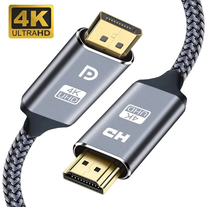DisplayPort to HDMI Compatible Cable 4K 30Hz DP to HD Adapter Display ...