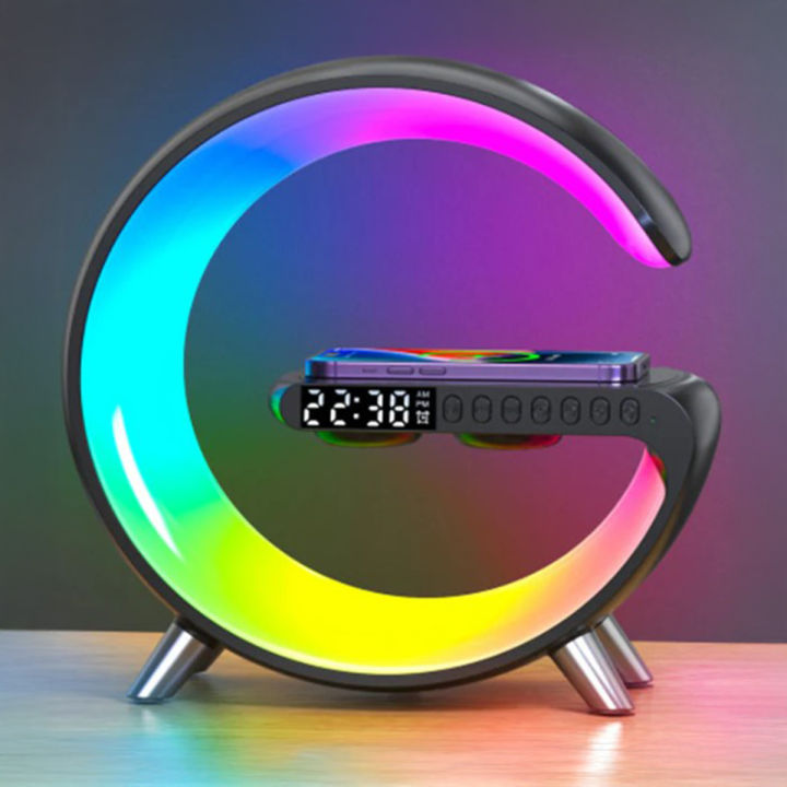 G63 3-in-1 Wireless Charger | Pad Stand | Bluetooth Speaker | and RGB ...