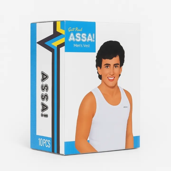 Good Luck's ASSA Men's Vest 100% Cotton (Sentu Genji) | Daraz.com.bd