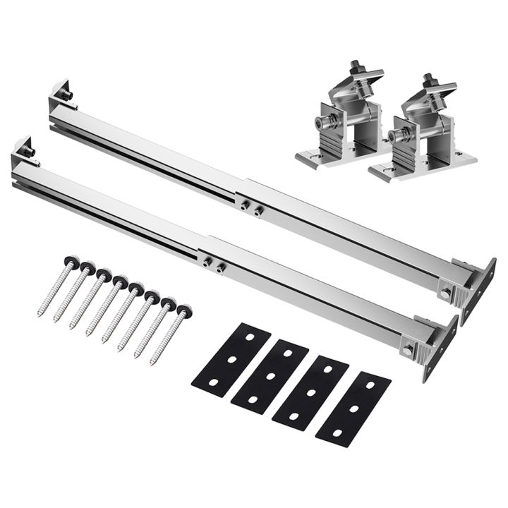 Solar Panel Foot Mount Adjustable Solar Panel Mount Support Aluminum ...