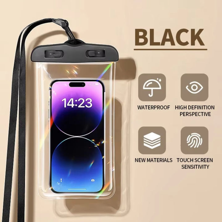 Waterproof Phone Pouch Drift Diving Swimming Bag Underwater Dry Bag ...